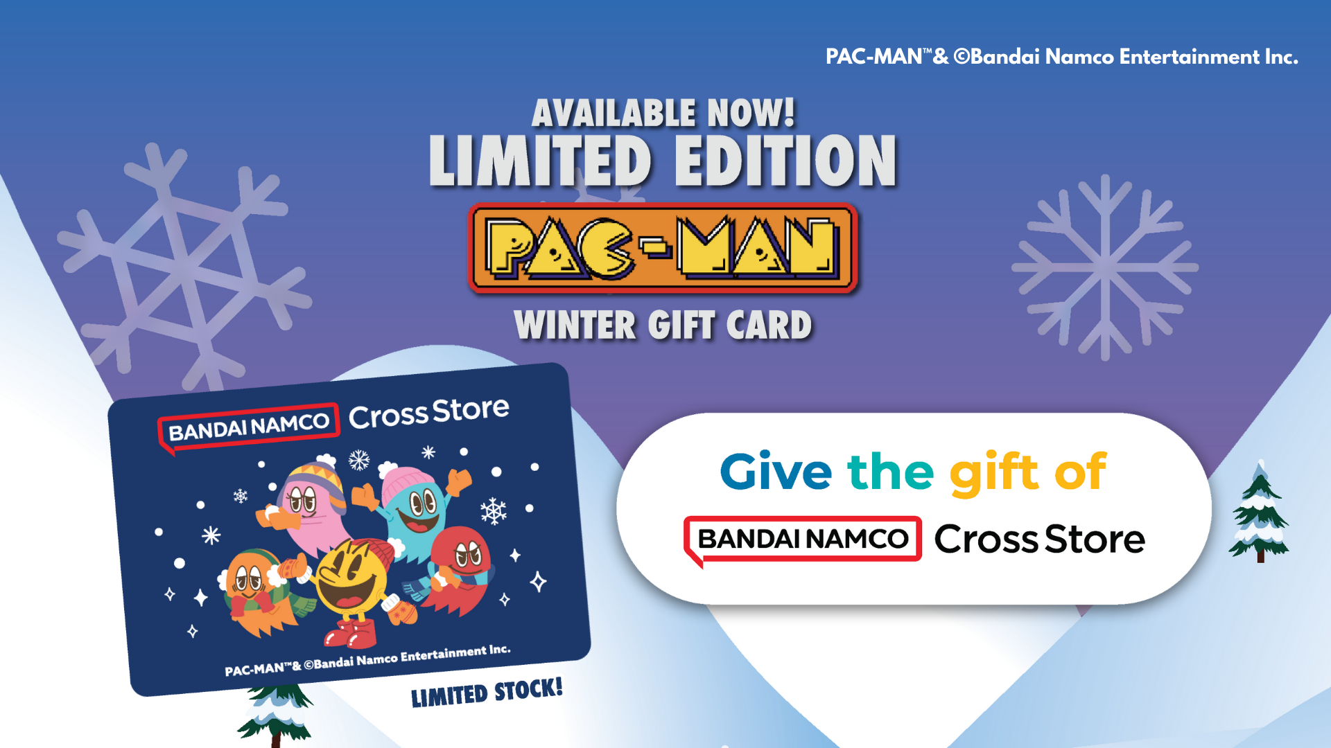 New PAC-MAN Gift Card & Gift Bag Available Starting 12/12! - Bandai ...